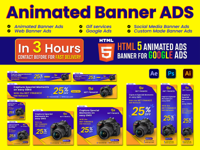 An animated GIF banner design in 3 hours. | Upwork