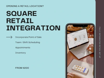 A fully implemented Square Retail System for your retail shop or ...
