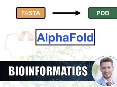 Your FASTA sequence file converted to a PDB 3d structure with AlphaFold ...