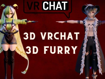 Model 3d vrchat, vrc avatar, furry avatar, and rigging | Upwork