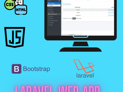 Php laravel dynamic web app | Upwork
