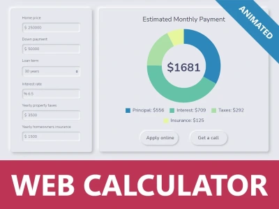 Custom web calculator or wordpress calculator | Upwork