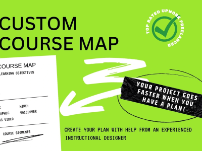 A custom course map to plan your training session. | Upwork