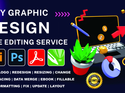Graphic design, photoshop, illustrator, logo, vector edit | Upwork