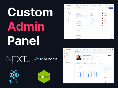 Admin Panel Development using React and Node.js | Upwork