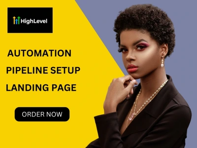 Gohighlevel pipeline, sales funnel, landing page and website setup for ...