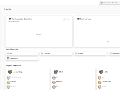 ERP / CRM System . | Upwork