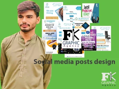 Social media post design for all plate forms | Upwork