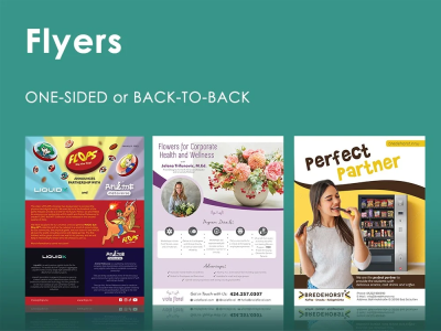 Back-to-Back or 2 One-Sided FLYERS | Upwork
