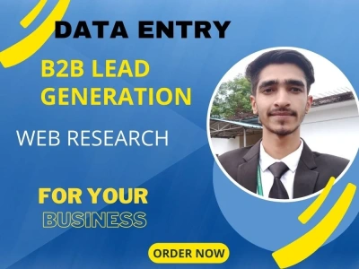 Data entry, Web research and B2B Lead Generation | Upwork