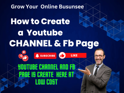 Professional Youtube Channel & Facebook Page Create | Upwork