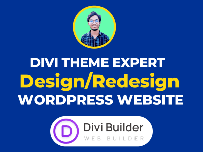 WordPress Website Redesign | Clone Website using Divi theme or Divi Builder | Upwork