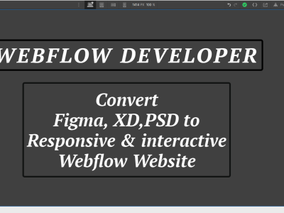 A pixel perfect responsive Webflow website | Upwork