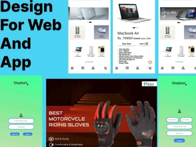 Unique Modern UI/UX Web & Application design in Figma|Adobe XD. | Upwork