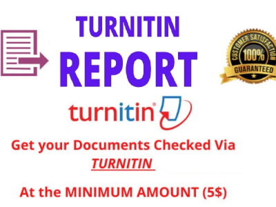 2 Turnitin Plagiarism Reports in 10 Minutes - Guaranteed! | Upwork