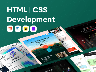 HTML CSS conversion from Figma, XD, PSD | Upwork