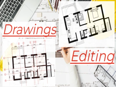 Help with editing format, design or details in any drawing | Upwork