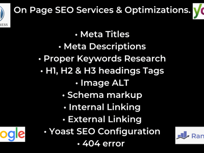 On page search engine optimization by yoast seo. | Upwork