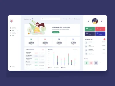 Php dashboard, admin panel, CRM and web app UI | Upwork
