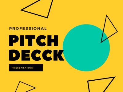 Professional Pitch Deck design presentation - Custom design | Upwork