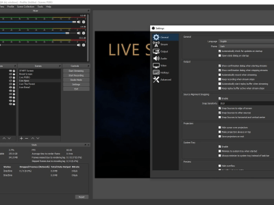 Live stream or recording configuration for OBS Studio or Streamlabs OBS | Upwork