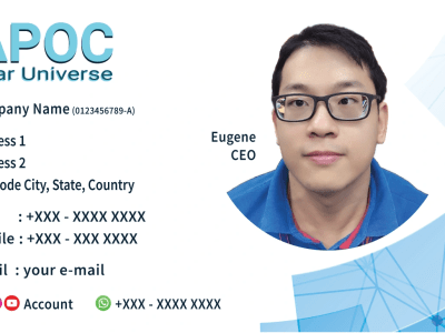 Design fast and professional business name card | Upwork