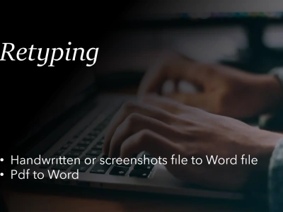 Retyped ms word file | Upwork