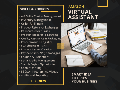 Expert Virtual Assistant for Complete Amazon Account Management FBA | Upwork