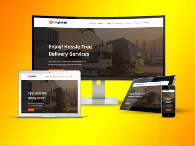 Logistics website for trucking dispatch freight cargo moving company | Upwork