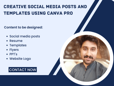 Creative social media posts and templates using canva pro | Upwork