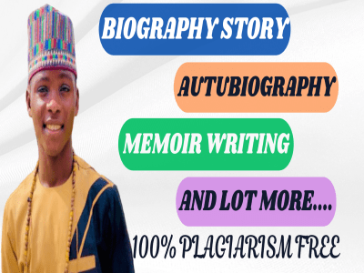 Nonfiction ghostwriter for Biography and Autobiography/Memoir story ...