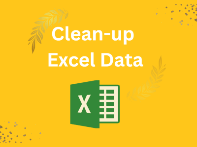 Clean Excel file from messy spreadsheet data. | Upwork