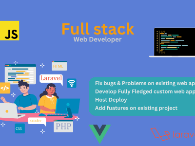 Develop full stack web application in php laravel vue js | Upwork