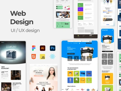 A Figma Web Design for your site with responsive UI/UX wireframing website | Upwork