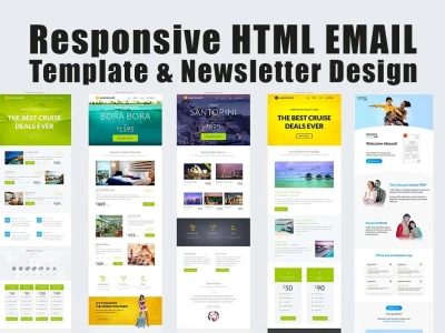 HTML email template, mailchimp email tempate, newsletter design | Upwork