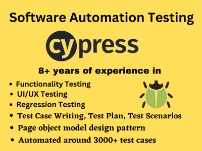 Automated testing using Cypress javascript framework | Upwork