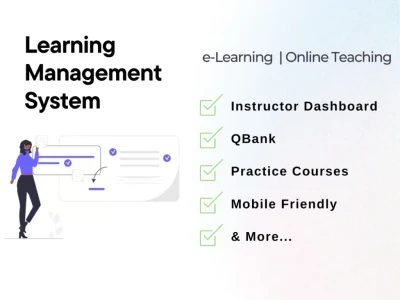 An LMS Learning Management System | eLearning System Custom with Dashboard | Upwork