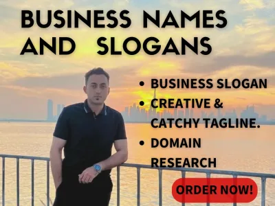 Catchy Brand name, Tagline, Business Names & Slogans | Upwork