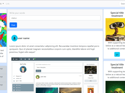 A responsive HTML,CSS and JavaScript page | Upwork