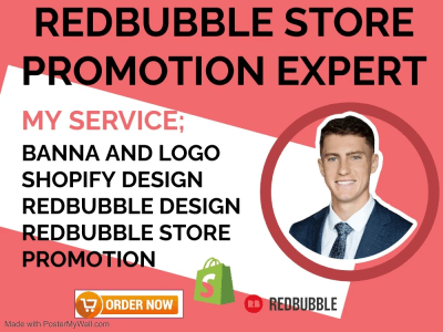 REDBUBBLE PROFITABLE STORE, REDBUBBLE STORE PROMOTION, REDBUBBLE DESIGN ...