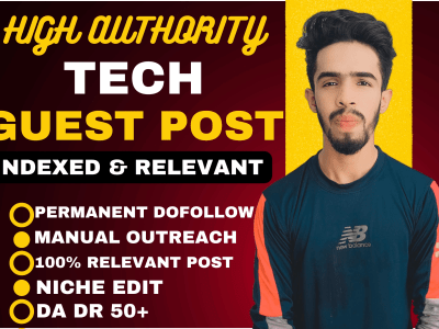 Tech guest post from high-quality tech blog with dofollow link | Upwork
