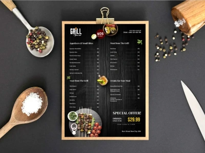 Beautiful restaurant menu design | Upwork