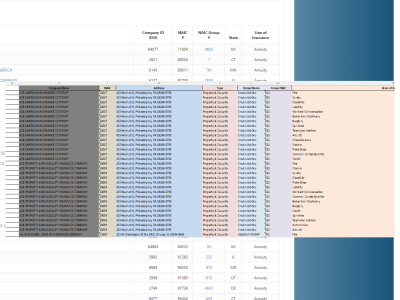 Data from a website in a csv/excel file | Upwork