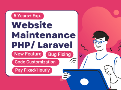 PHP Laravel website Maintenance service | Upwork
