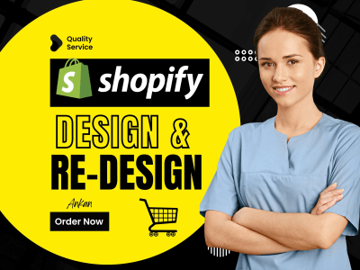 Design, redesign develop Shopify Website, eCommerce Store | Expert Designer | Upwork