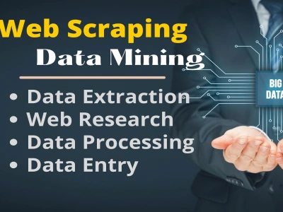Online research, website scraping in Excel/CSV and data extraction services | Upwork