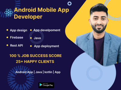 A top professional Android Mobile App from Java/kotlin Developer. | Upwork