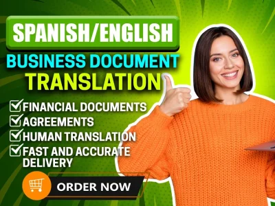 A business document translation in English/Spanish. | Upwork