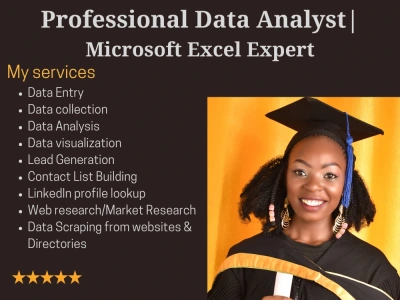 Services in Web Research, Data collection, Entry and Analysis in Excel ...