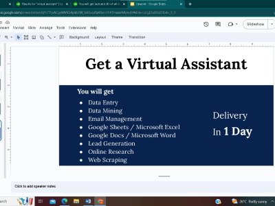 A Virtual Assistant for Data Entry, Lead Generation & Research | Upwork